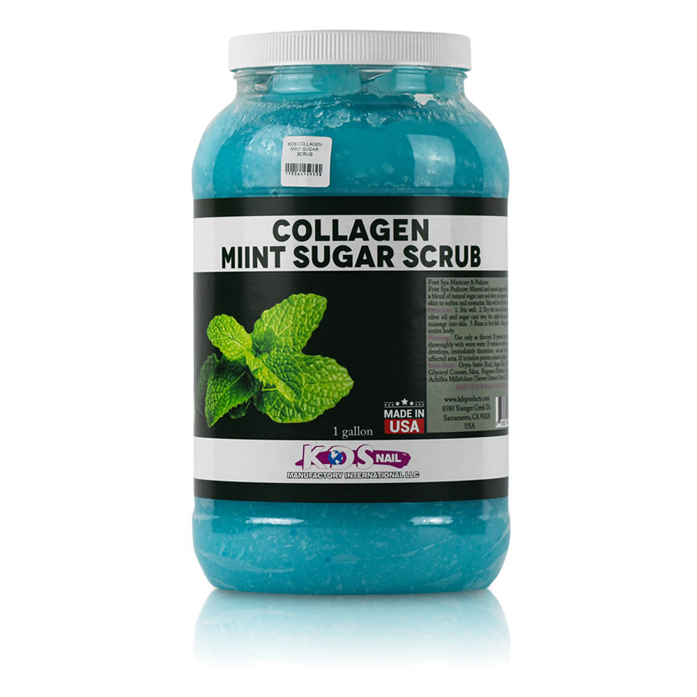 KDS Nail - Collagen Mint Sugar Scrub – J&W Supply Ltd